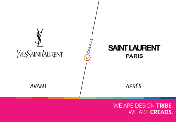 Evolution du logo Yves Saint Laurent : Creads décrypte